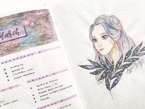 25 Beautiful Watercolor Bullet Journal Layout Ideas - Brighter Craft