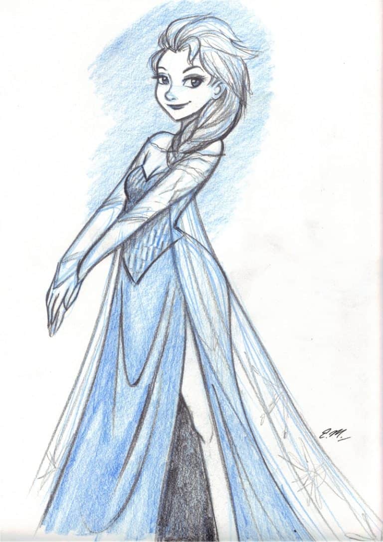 20 Disney Princess Drawing Ideas - Brighter Craft