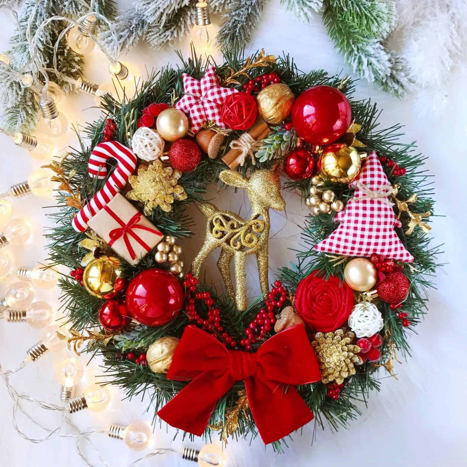 80+ Beautiful Christmas Wreath Ideas - Brighter Craft
