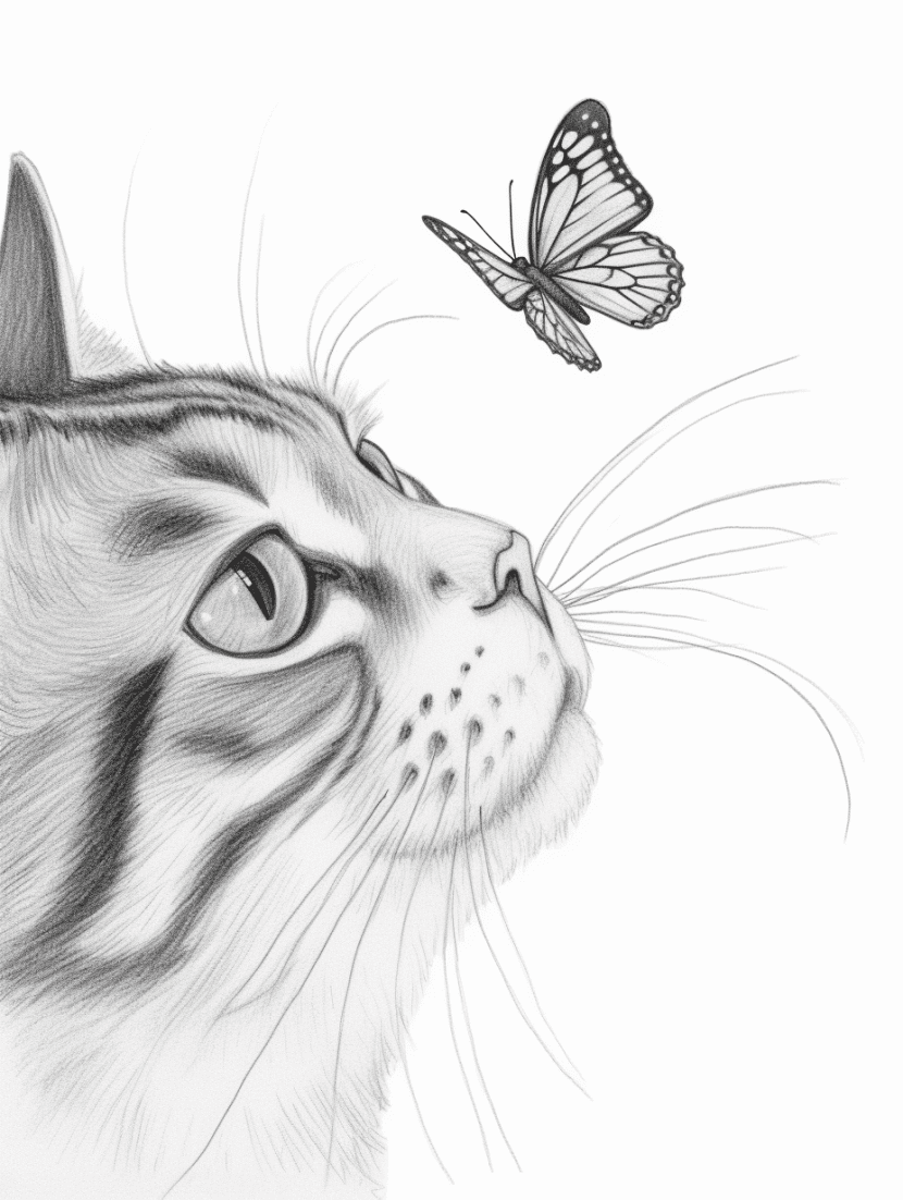 25 Realistic Cat Drawing Ideas and Tutorials for All Skill Levels ...