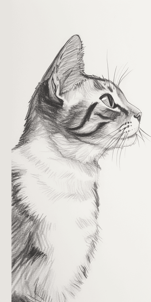 25 Realistic Cat Drawing Ideas and Tutorials for All Skill Levels ...