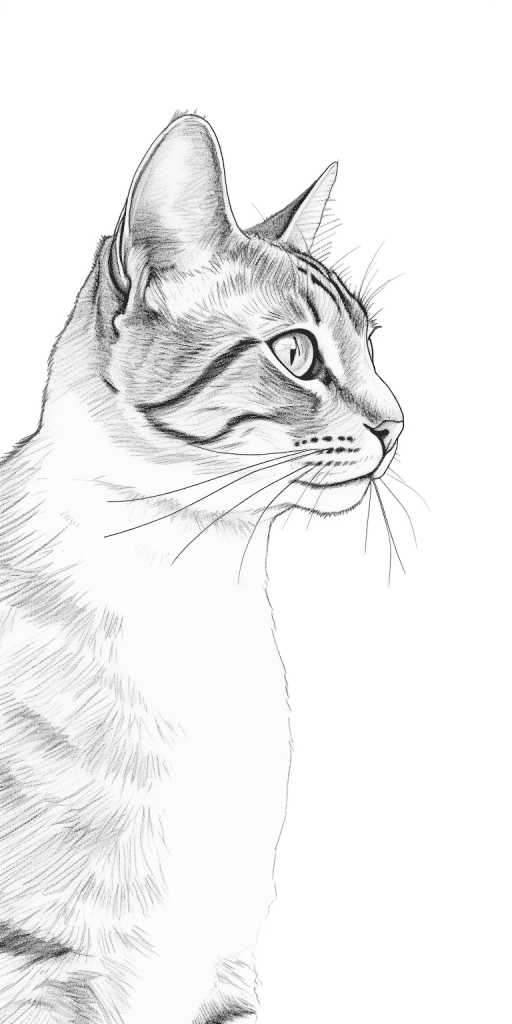 25 Realistic Cat Drawing Ideas and Tutorials for All Skill Levels ...