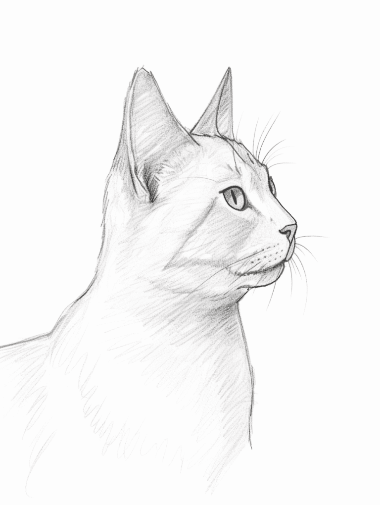 25 Realistic Cat Drawing Ideas and Tutorials for All Skill Levels ...