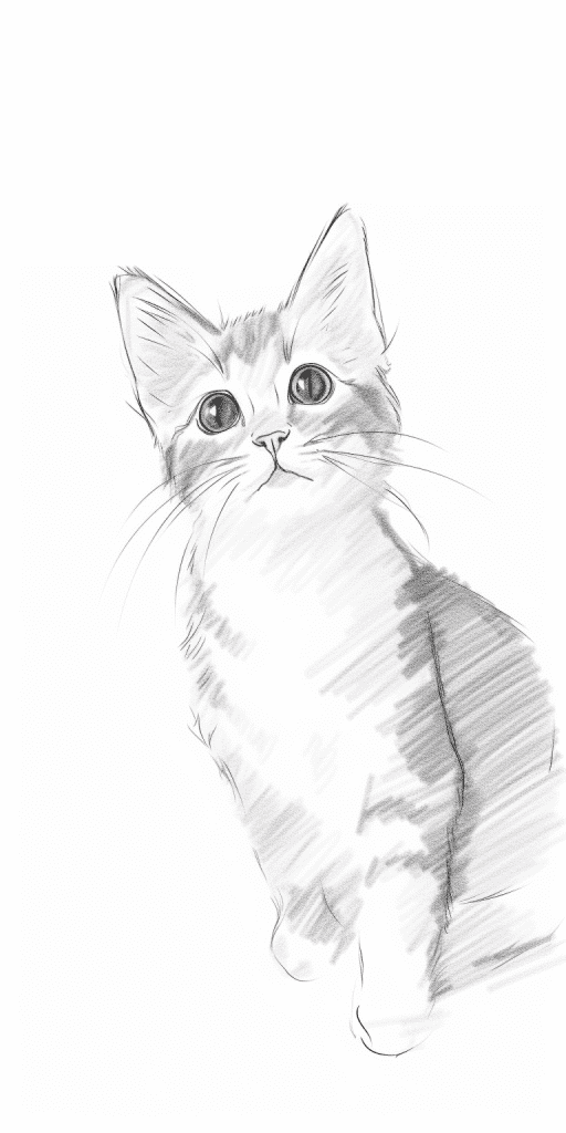25 Realistic Cat Drawing Ideas and Tutorials for All Skill Levels ...