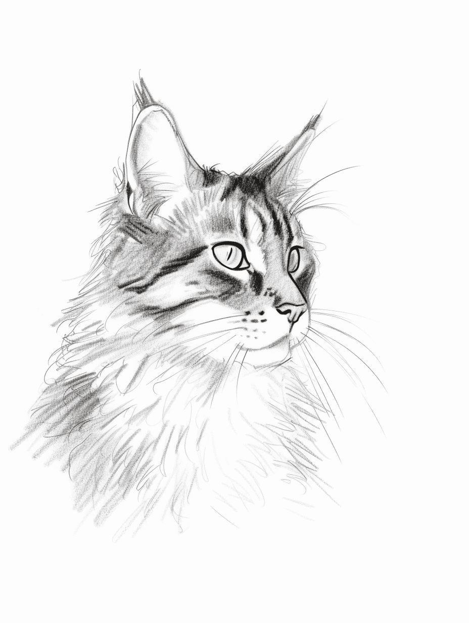 25 Realistic Cat Drawing Ideas and Tutorials for All Skill Levels ...