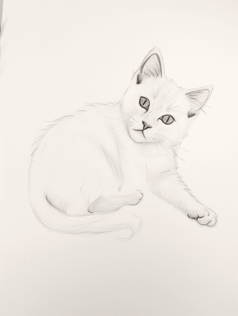 25 Realistic Cat Drawing Ideas and Tutorials for All Skill Levels ...