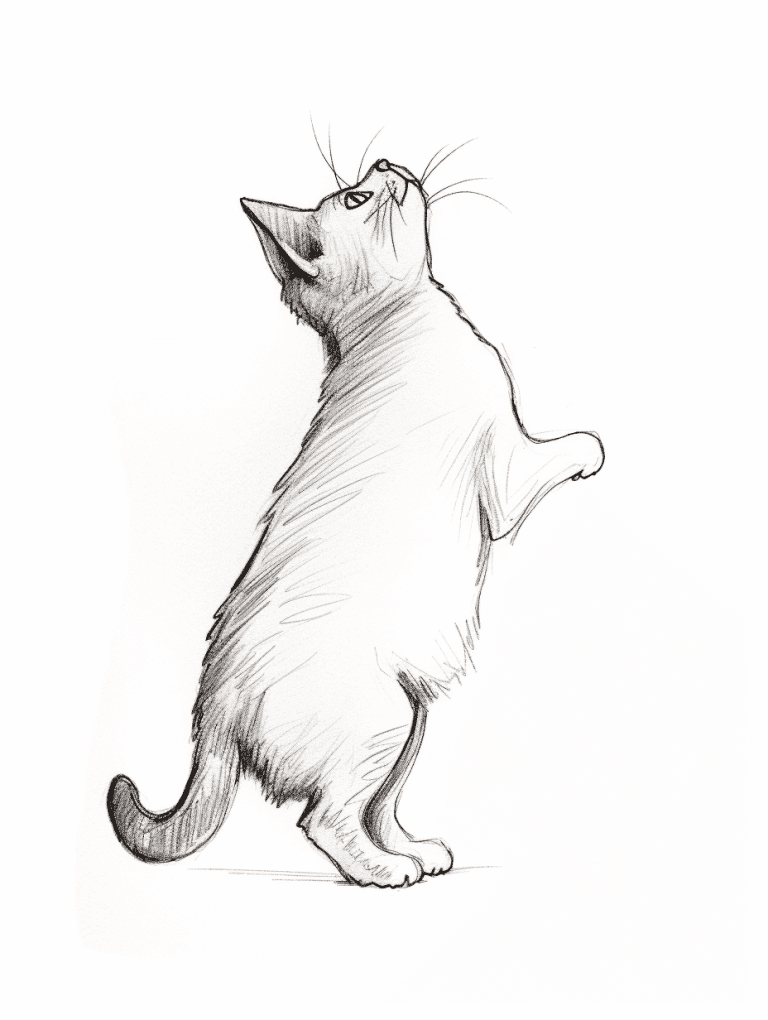 25 Realistic Cat Drawing Ideas and Tutorials for All Skill Levels ...