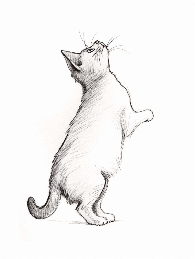 25 Realistic Cat Drawing Ideas and Tutorials for All Skill Levels ...