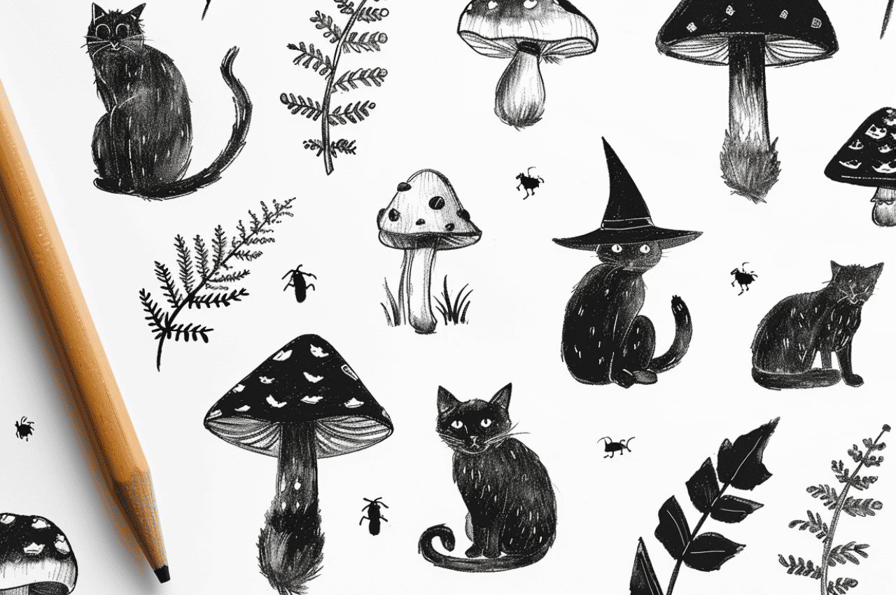 19 Cute Cottagecore Doodle Drawings - Brighter Craft