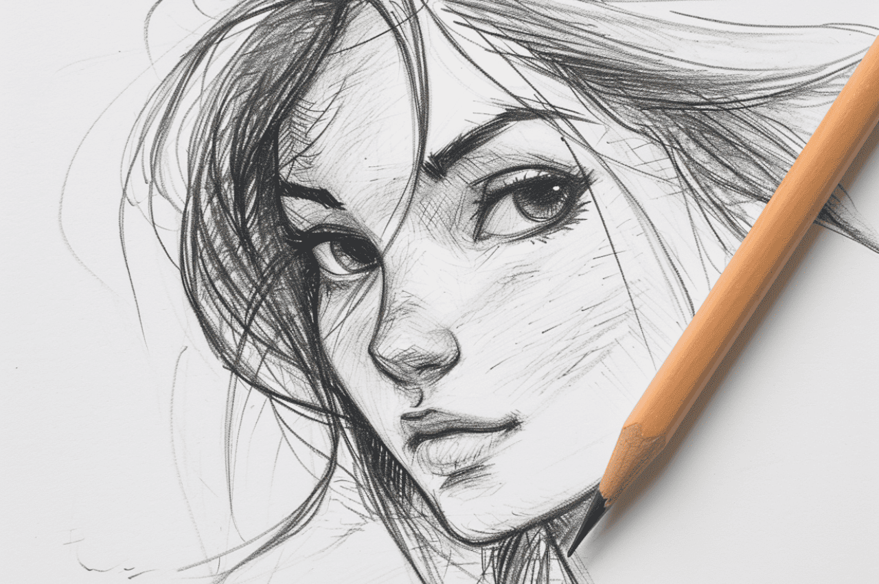 25 Cute Female Character Sketch Ideas for All Skill Levels - Brighter Craft