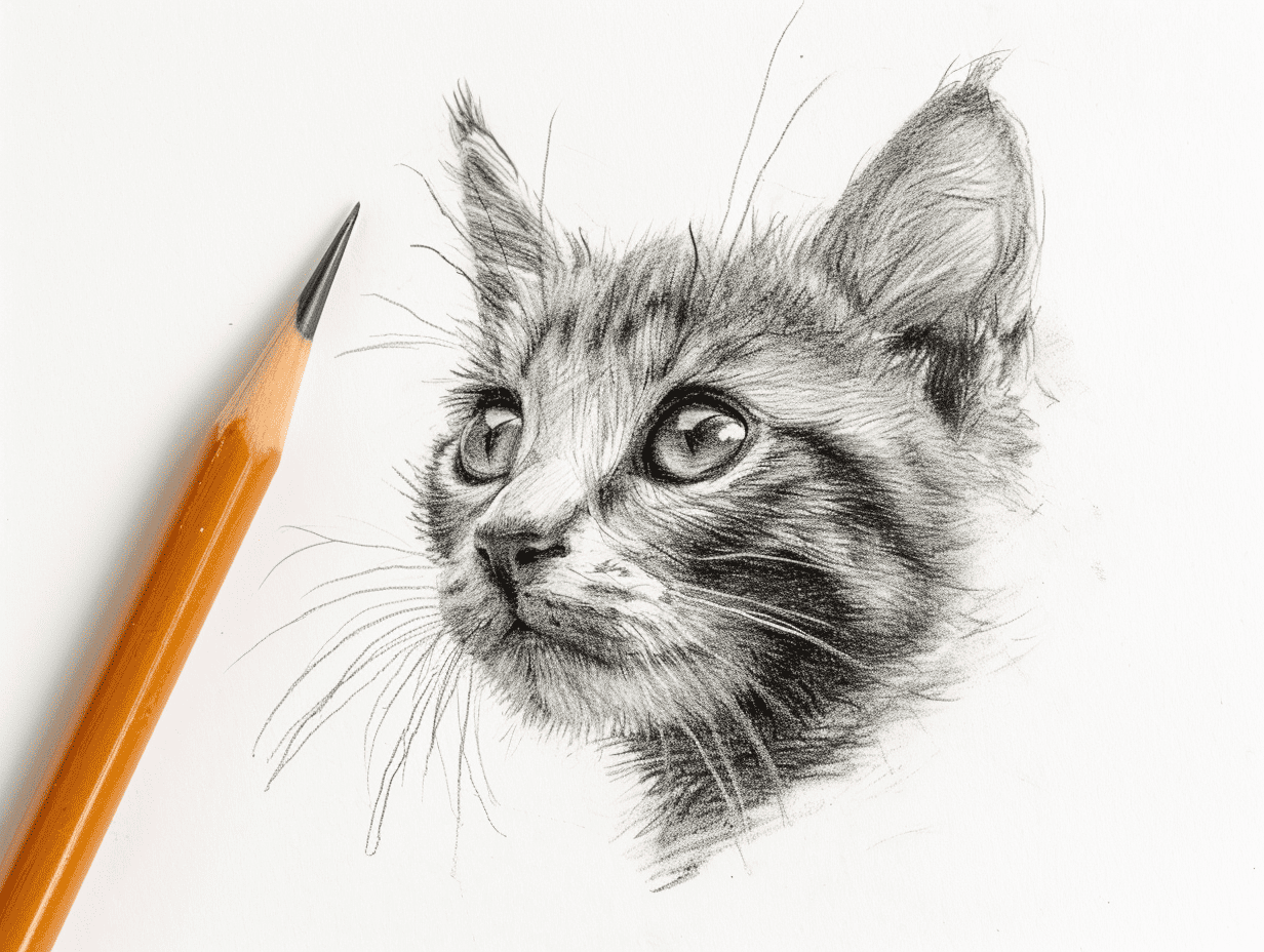 25 Realistic Cat Drawing Ideas and Tutorials for All Skill Levels ...