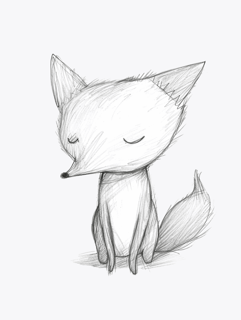 32 Little Animal Sketches To Draw When You're Bored - Brighter Craft