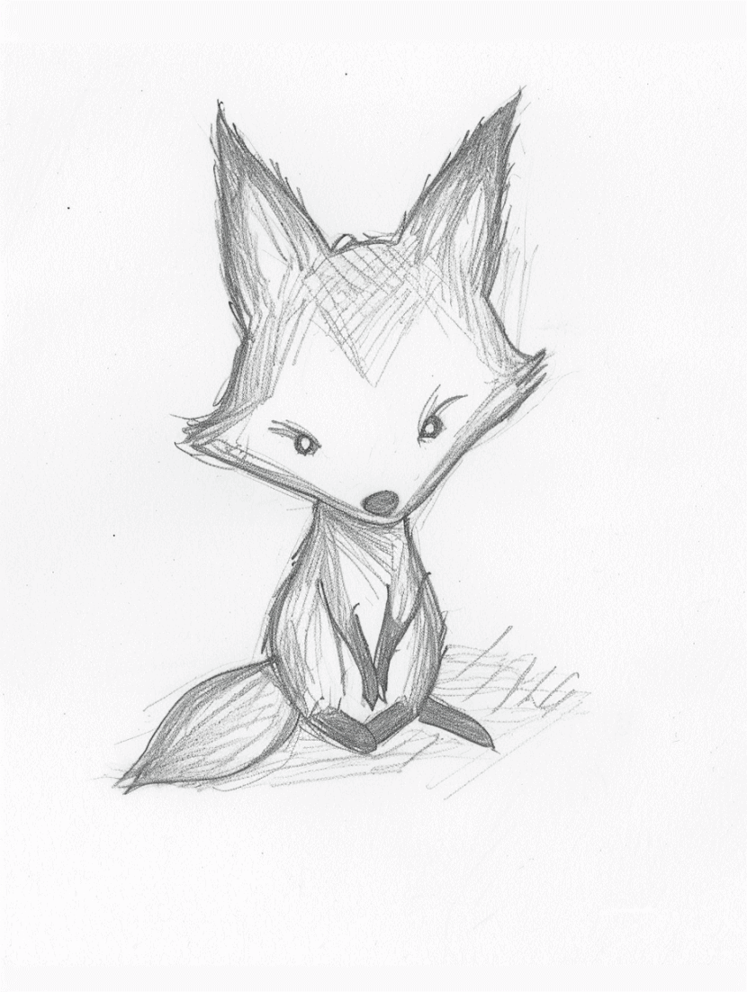 32 Little Animal Sketches To Draw When You're Bored - Brighter Craft