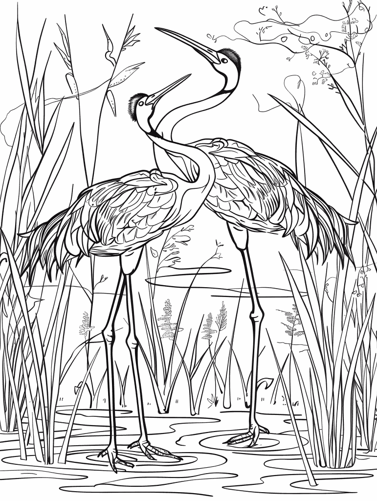 30 Spectacular Spring Bird Coloring Pages - Brighter Craft
