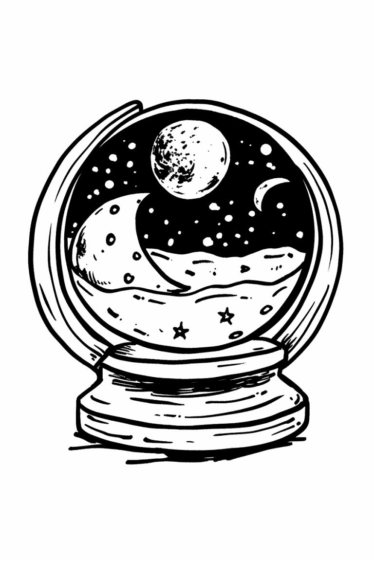 34 Simple Moon Doodle Drawing Ideas - Brighter Craft