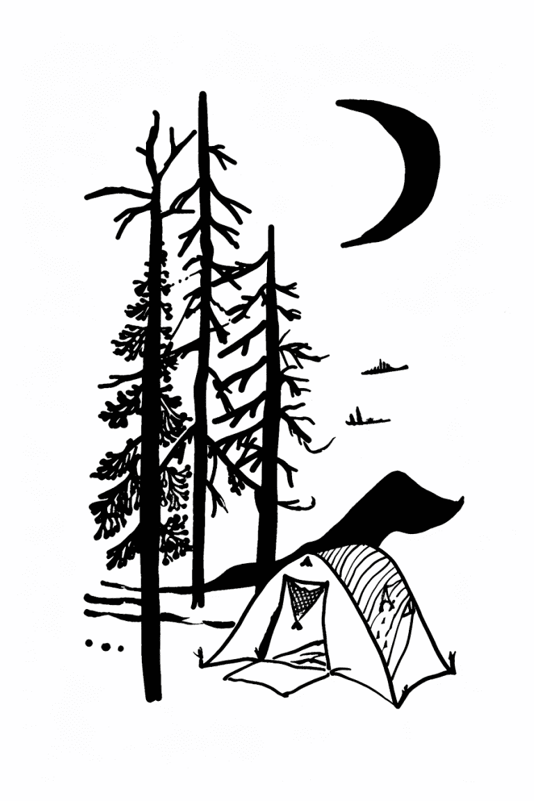 34 Simple Moon Doodle Drawing Ideas - Brighter Craft