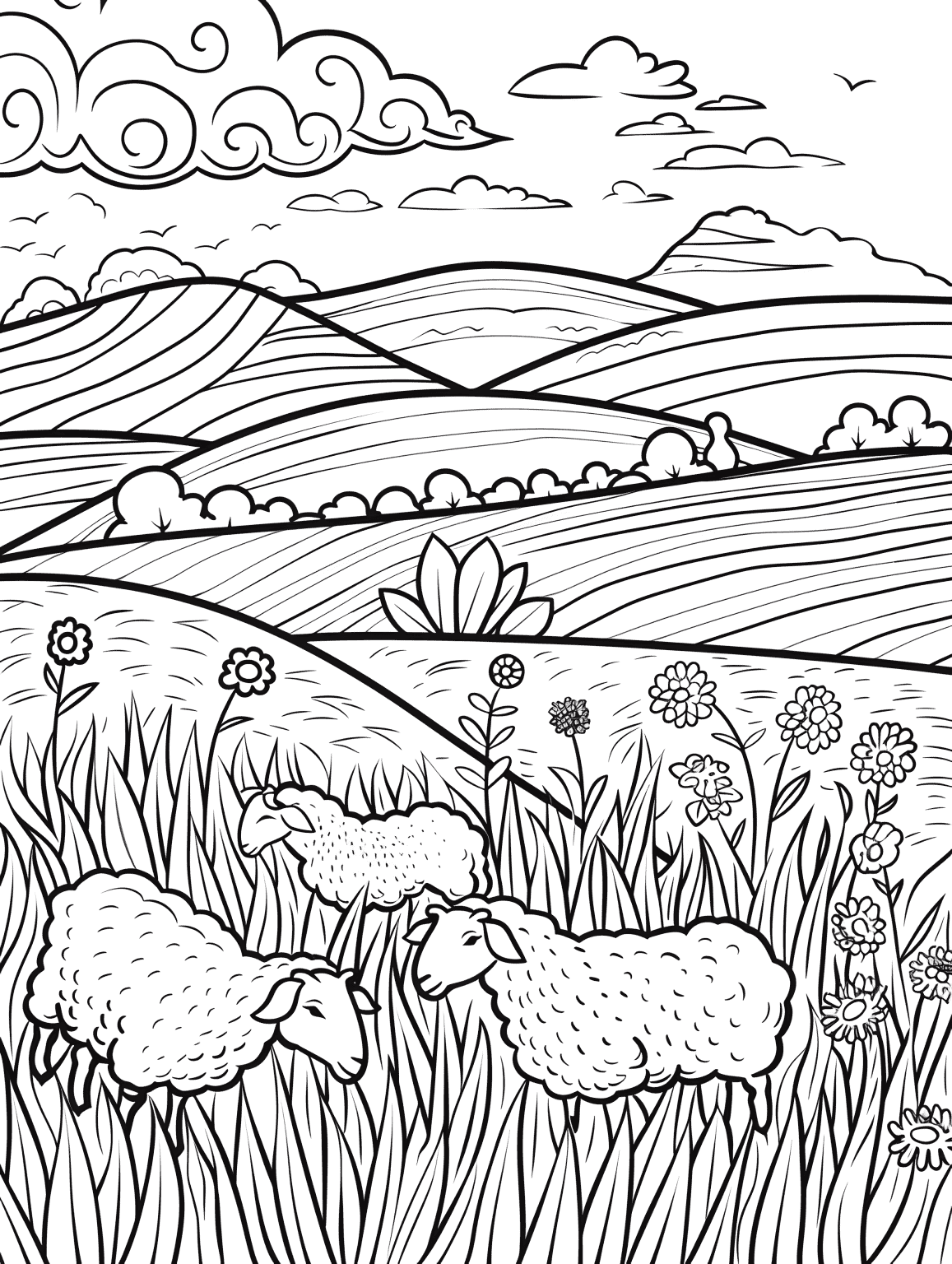 30 Free Spring Coloring Pages - Brighter Craft