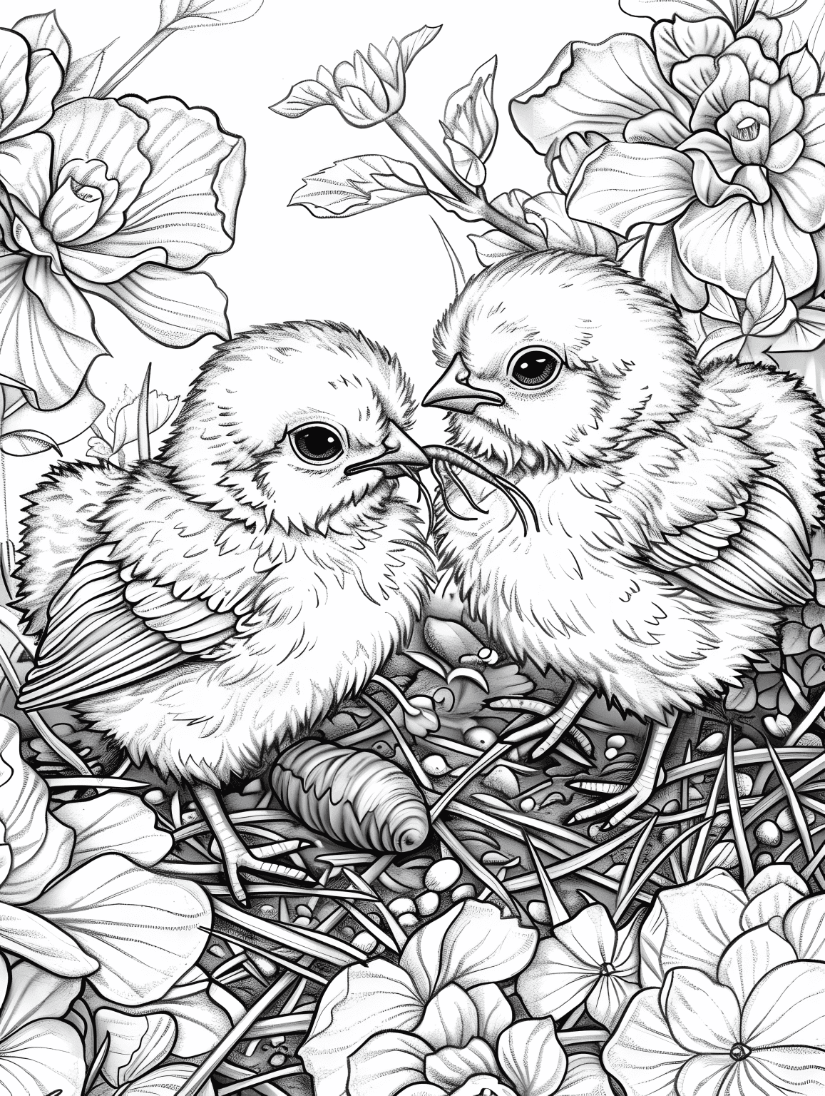 30 Free Spring Coloring Pages - Brighter Craft