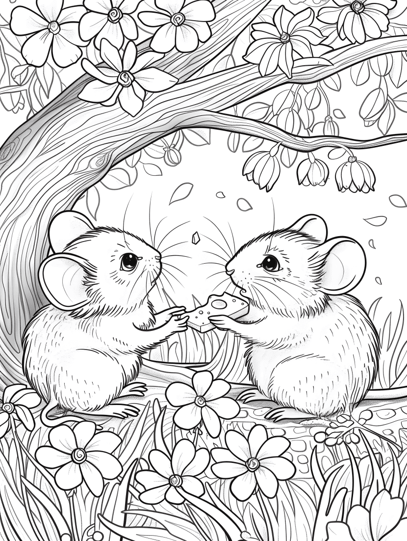 30 Free Spring Coloring Pages - Brighter Craft