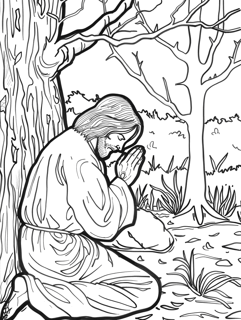 30 Religious Easter Coloring Pages For Kids - Brighter Craft