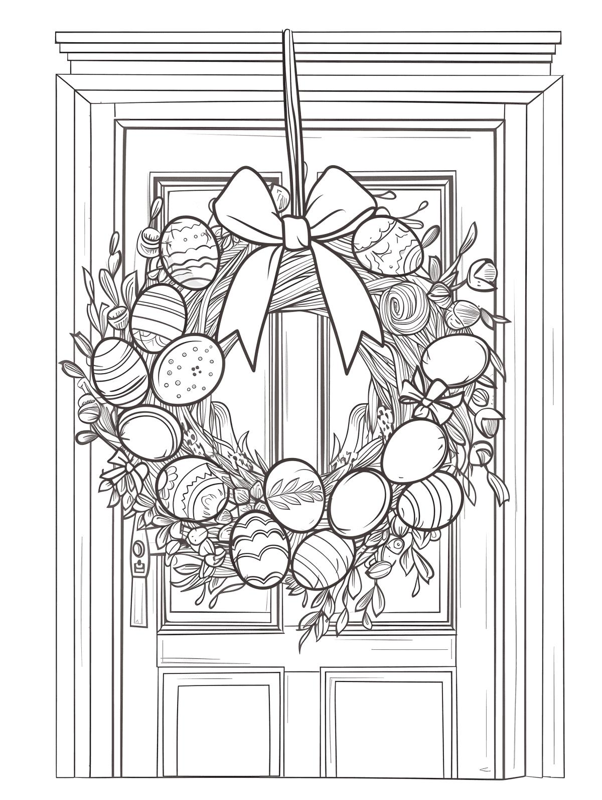 30 Cute Easter Coloring Pages For Kids - Brighter Craft