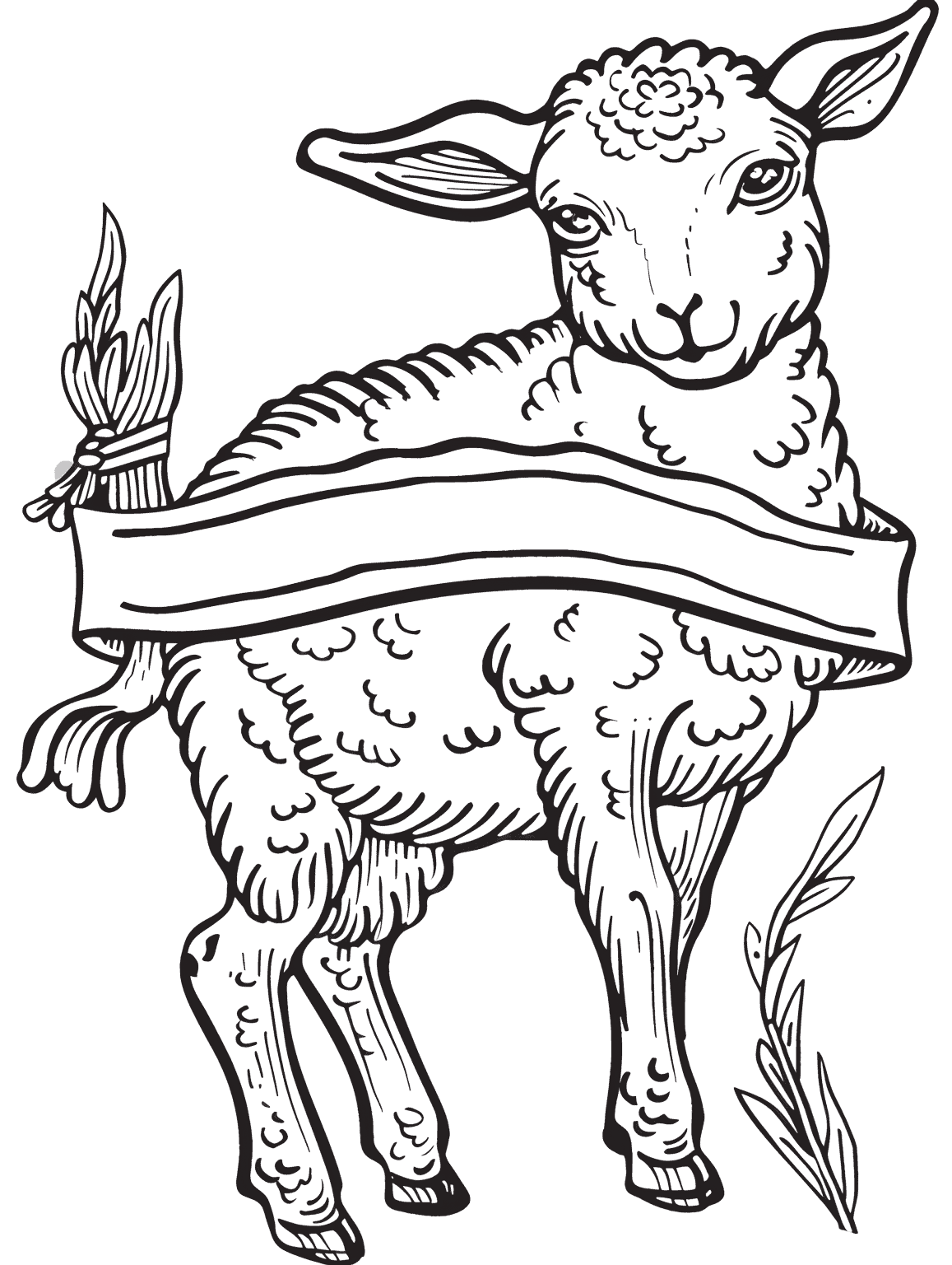 30 Religious Easter Coloring Pages For Kids - Brighter Craft