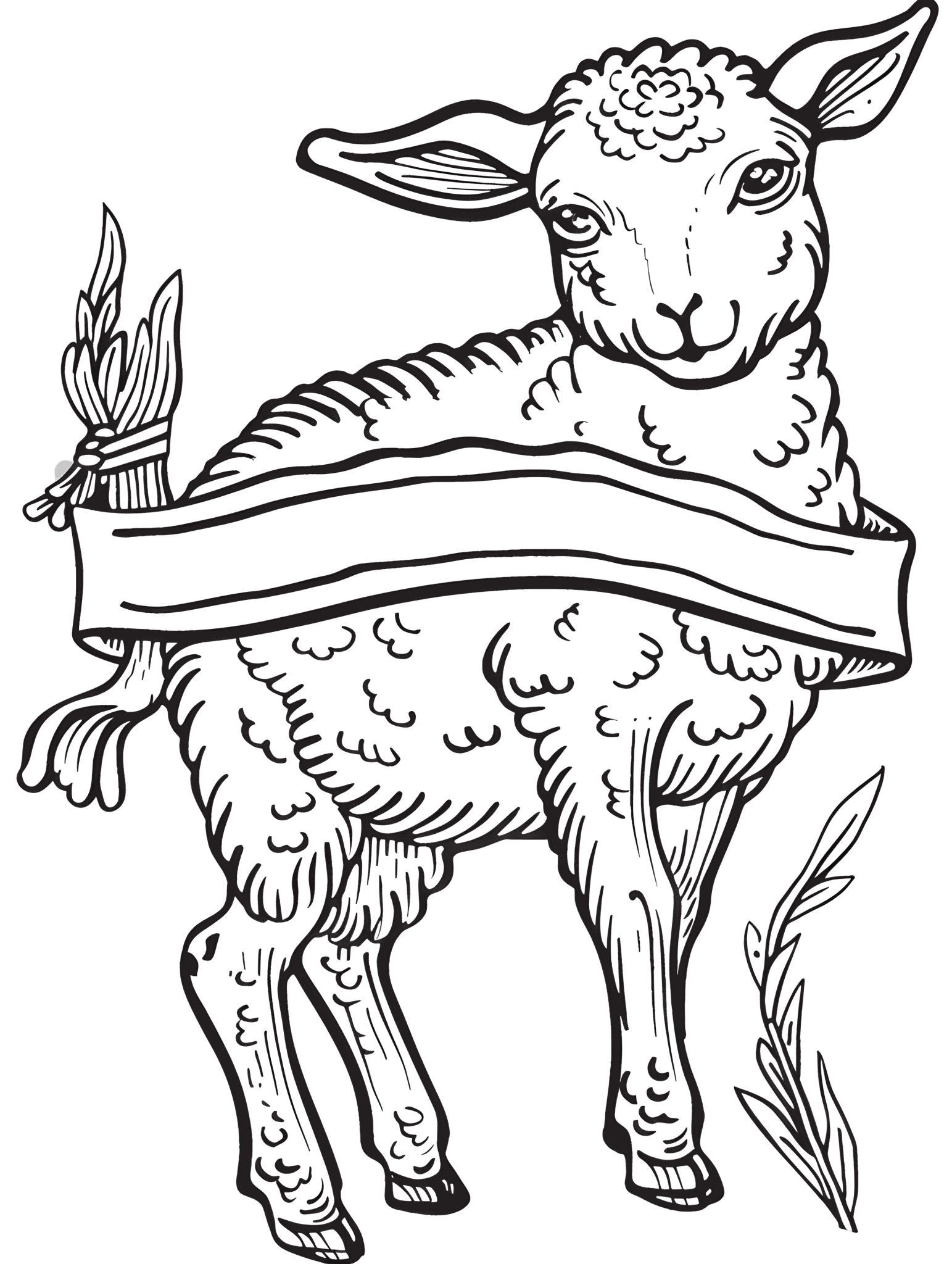 30 Religious Easter Coloring Pages For Kids - Brighter Craft