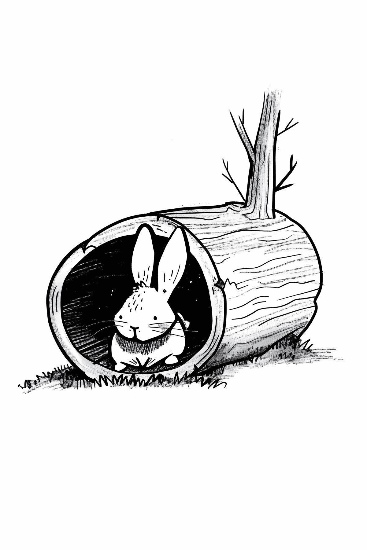 30 Adorable Rabbit Doodle Drawing Ideas - Brighter Craft