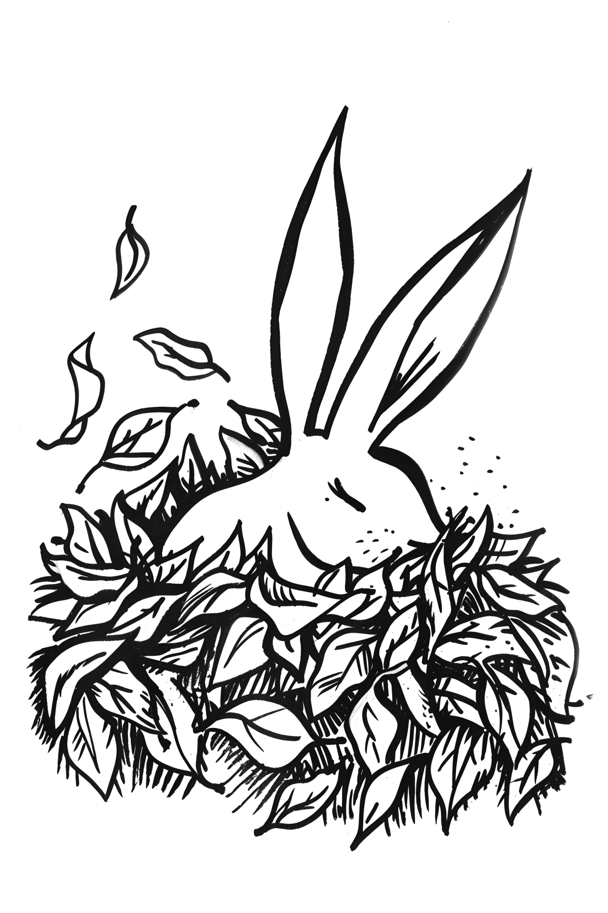 30 Adorable Rabbit Doodle Drawing Ideas - Brighter Craft