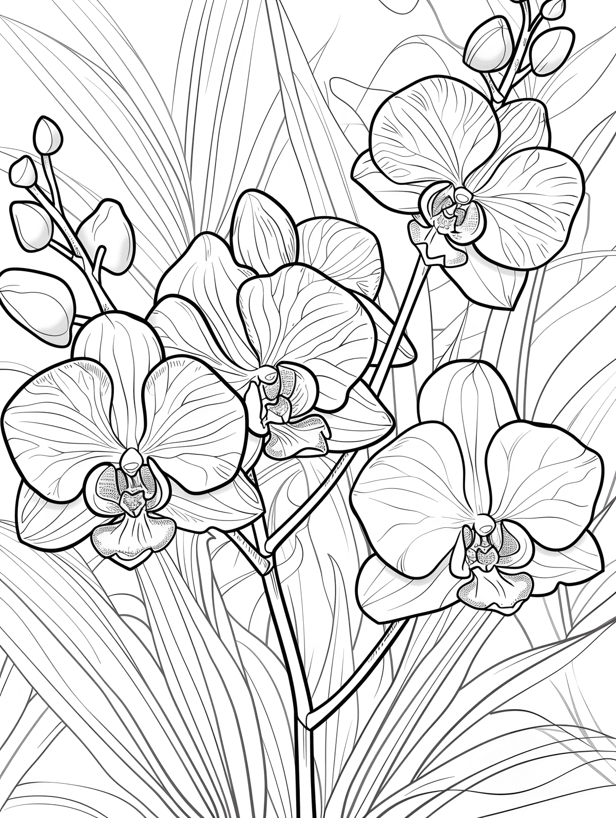 25 Beautiful Flower Coloring Pages - Brighter Craft