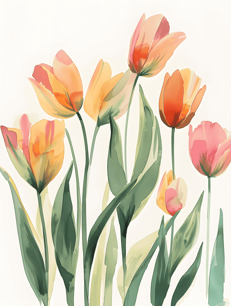 30 Spring Watercolor Flower Painting Ideas - Brighter Craft