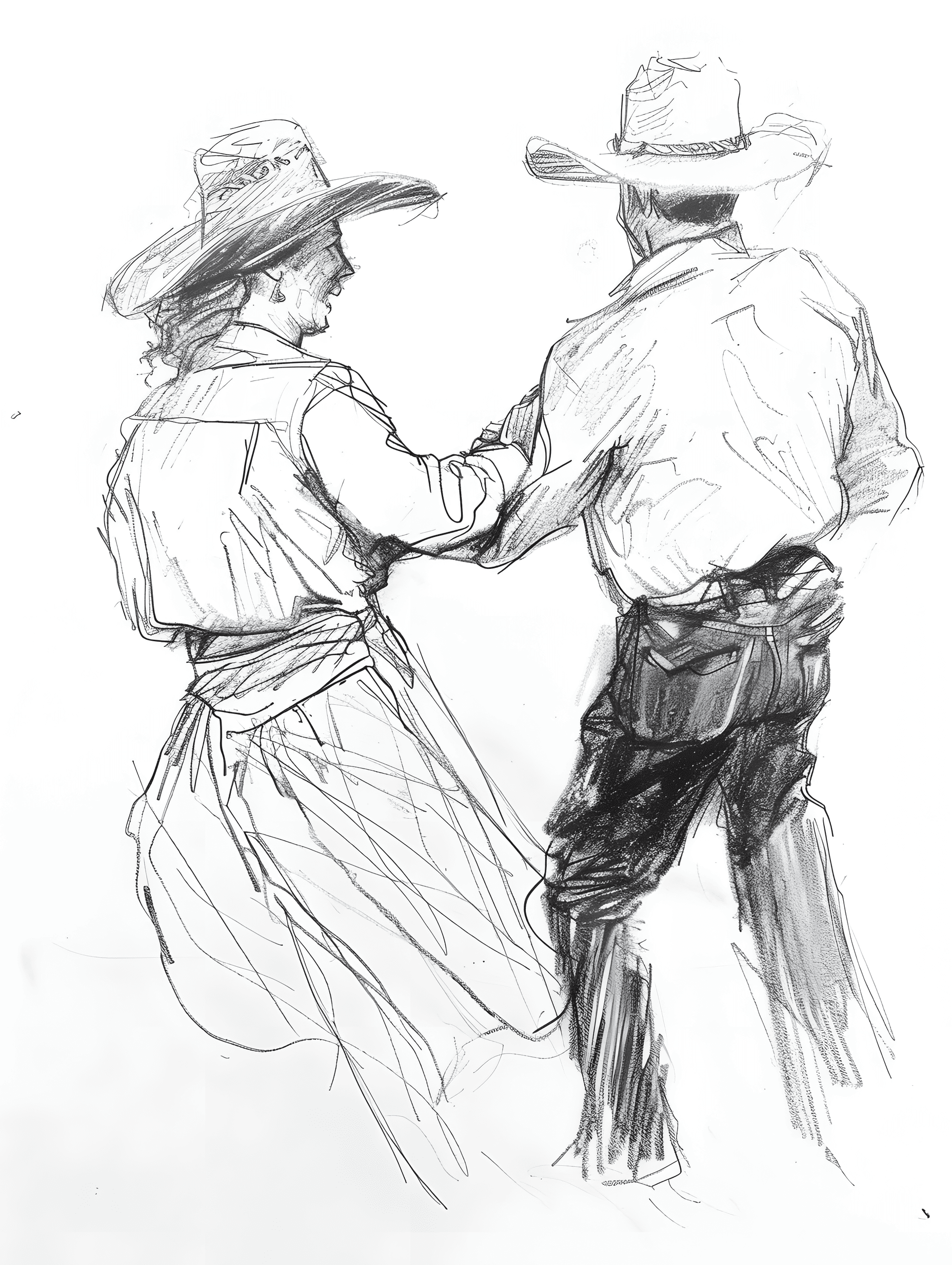 30 Wild West Cowboy Drawing Ideas - Brighter Craft