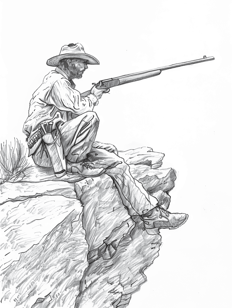 30 Wild West Cowboy Drawing Ideas - Brighter Craft