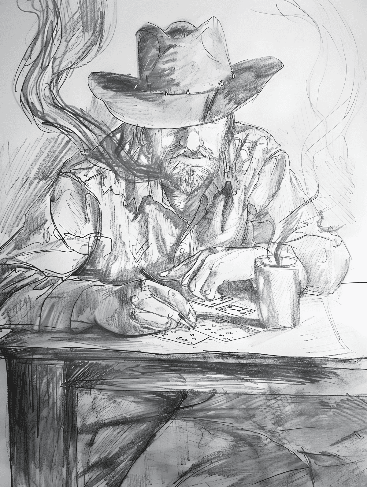 30 Wild West Cowboy Drawing Ideas - Brighter Craft