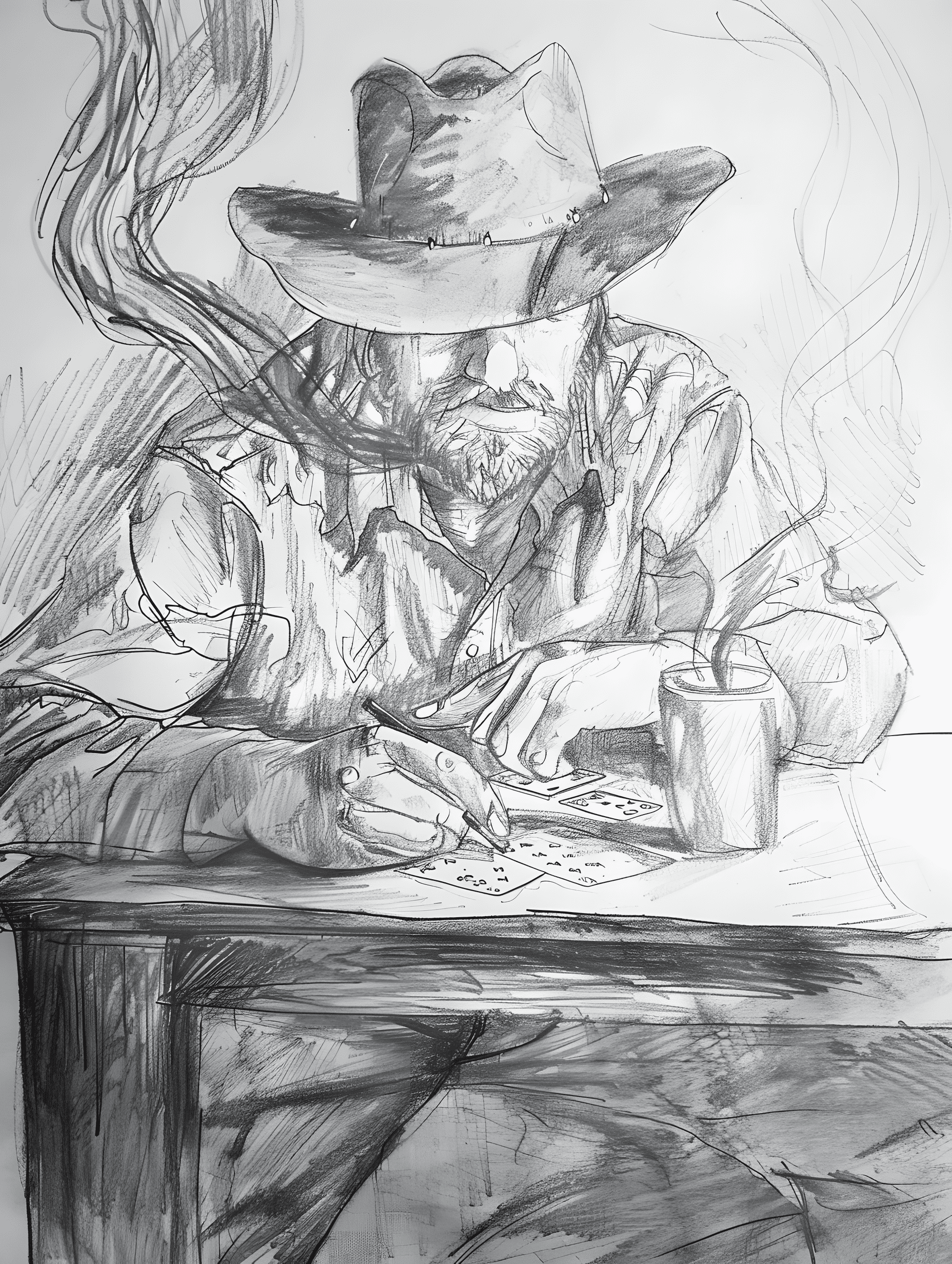 30 Wild West Cowboy Drawing Ideas - Brighter Craft