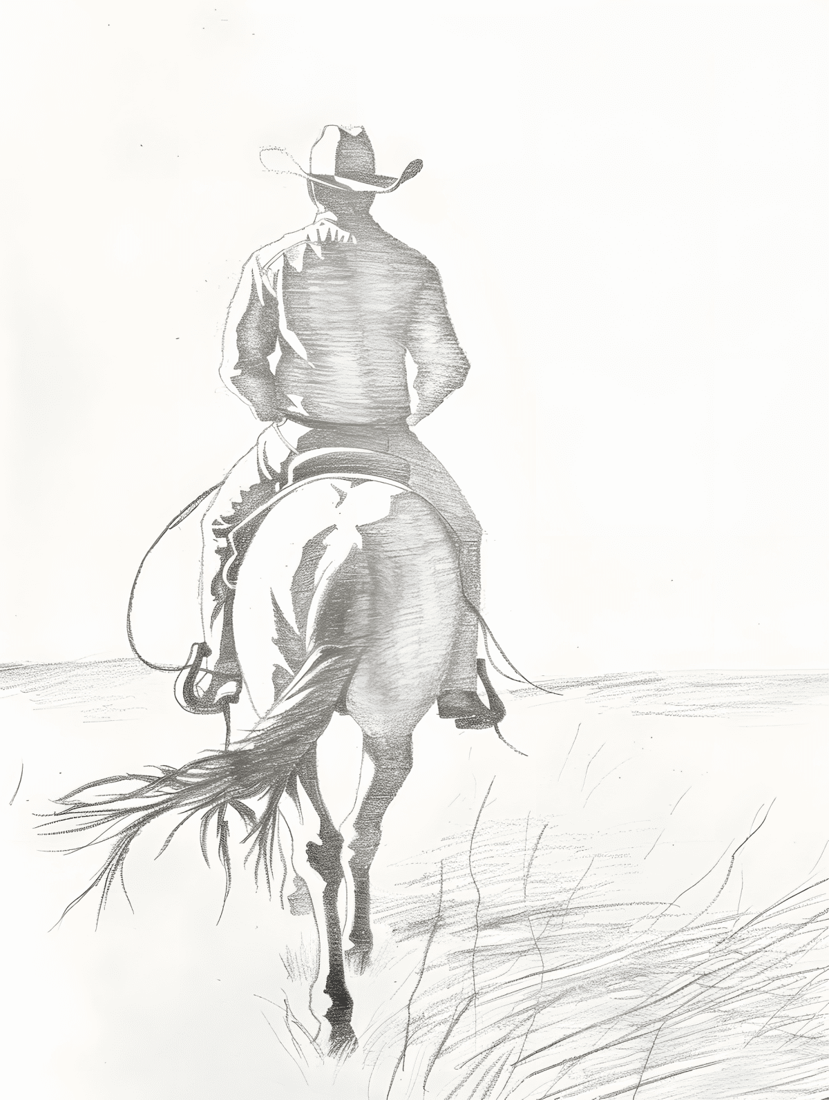 30 Wild West Cowboy Drawing Ideas - Brighter Craft
