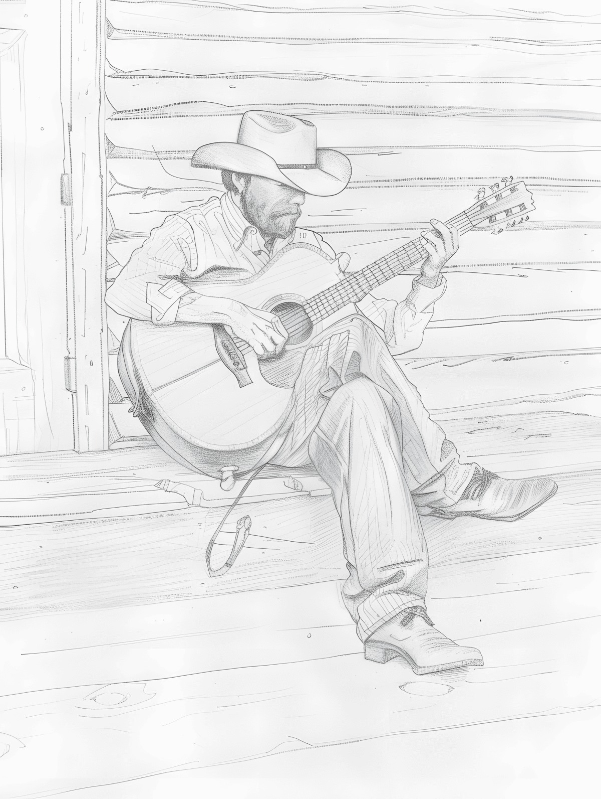 30 Wild West Cowboy Drawing Ideas - Brighter Craft