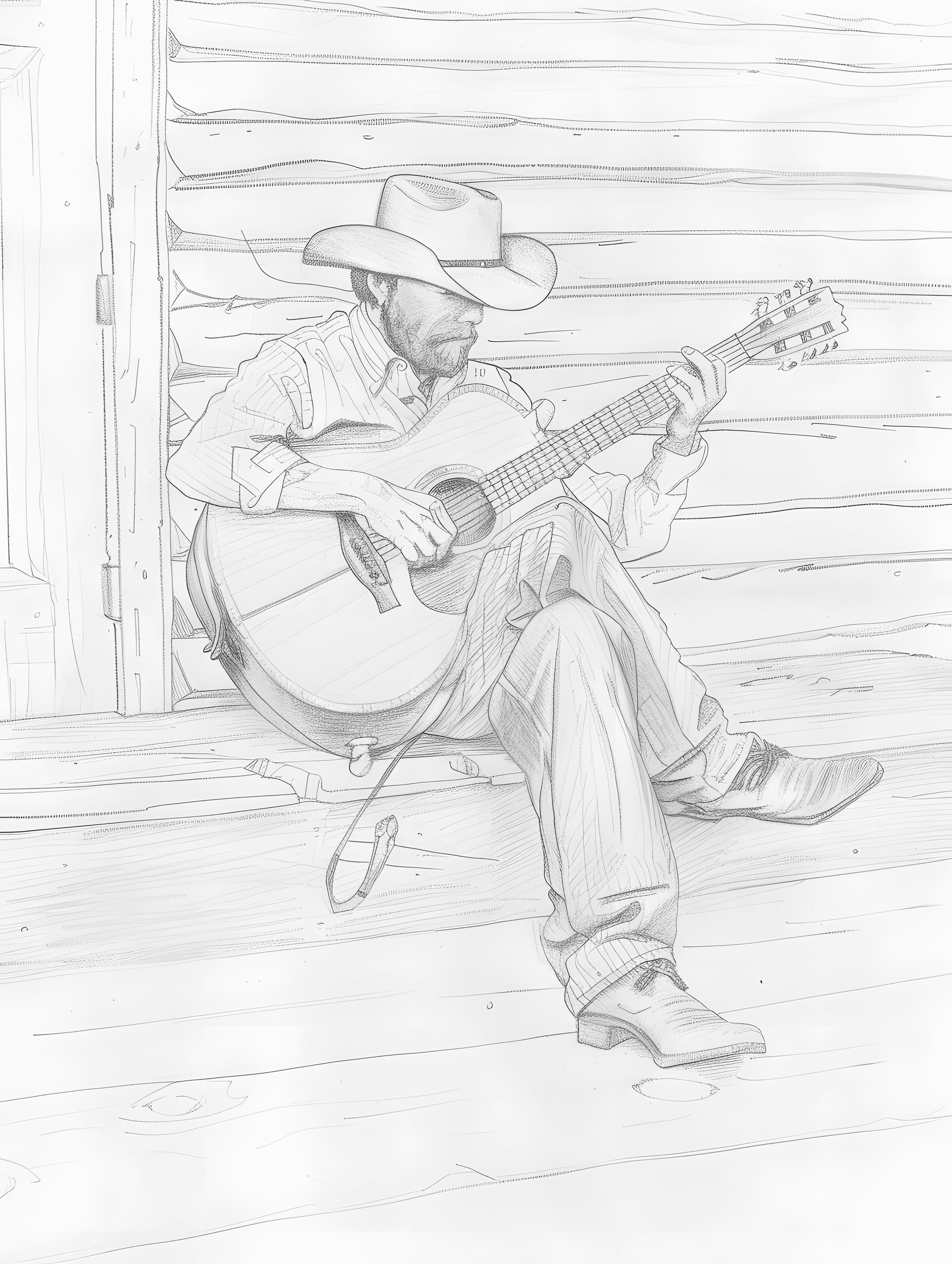 30 Wild West Cowboy Drawing Ideas - Brighter Craft