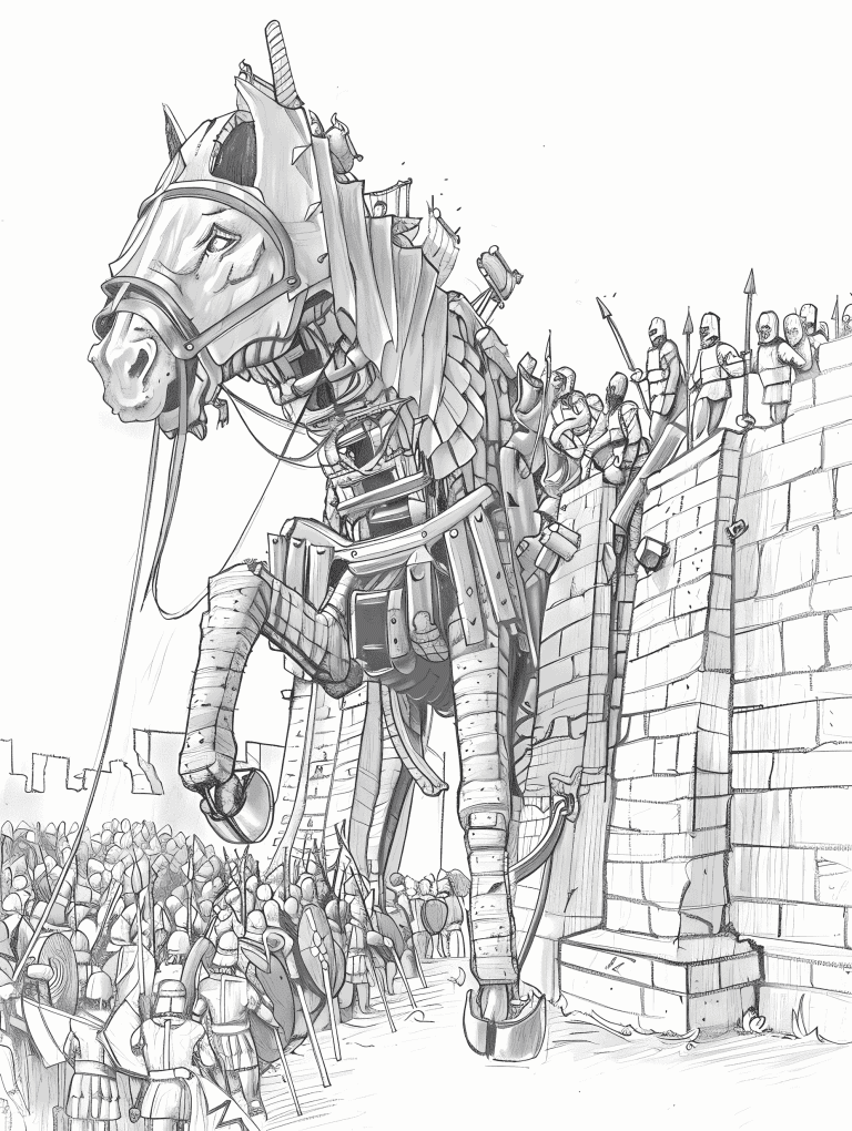 30 Incredible Greek Drawing Ideas - Brighter Craft