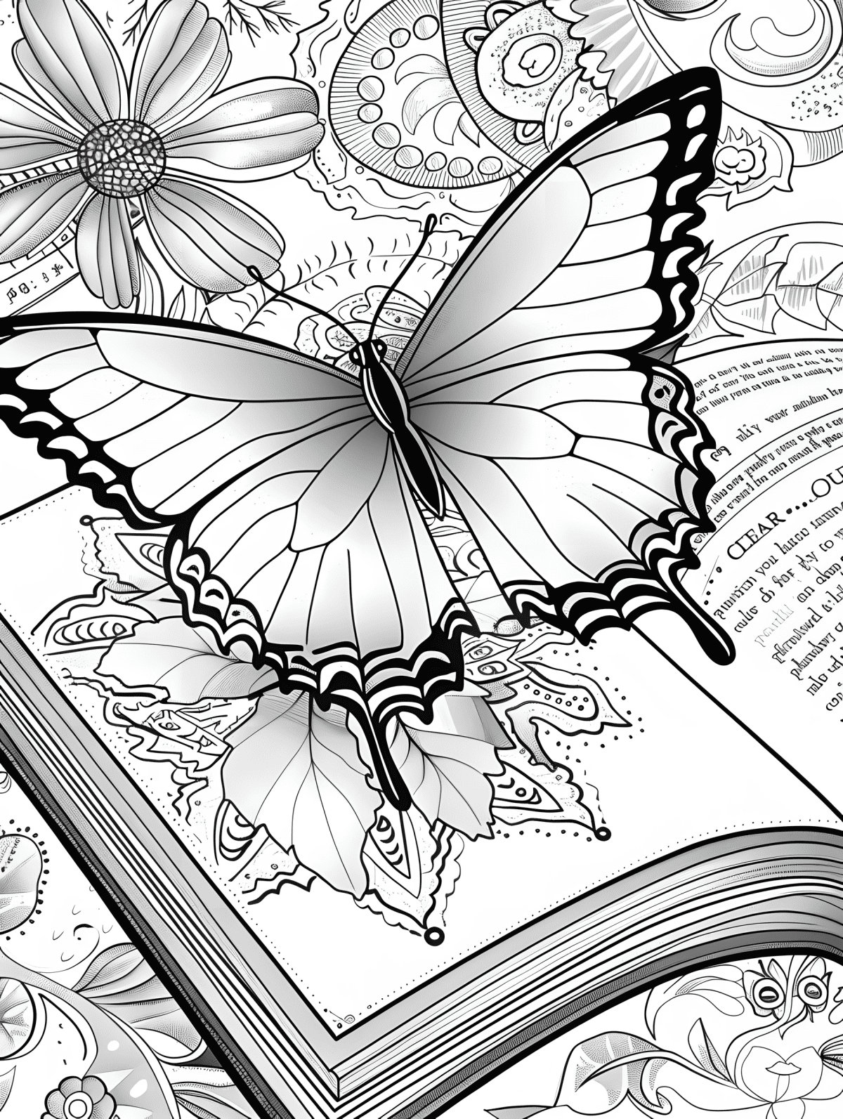 30 Exciting Butterfly Coloring Pages - Brighter Craft