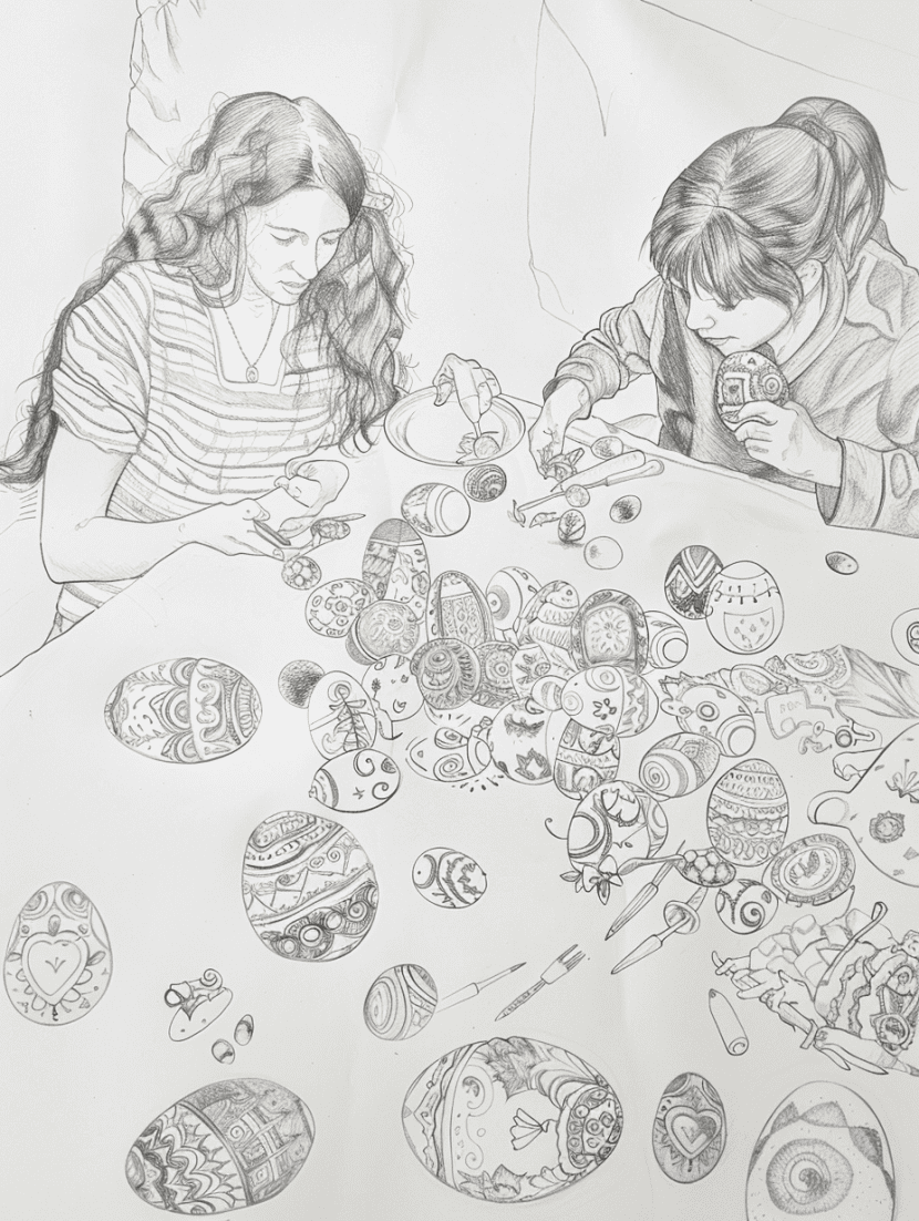 30 Easter Drawing Ideas - Brighter Craft