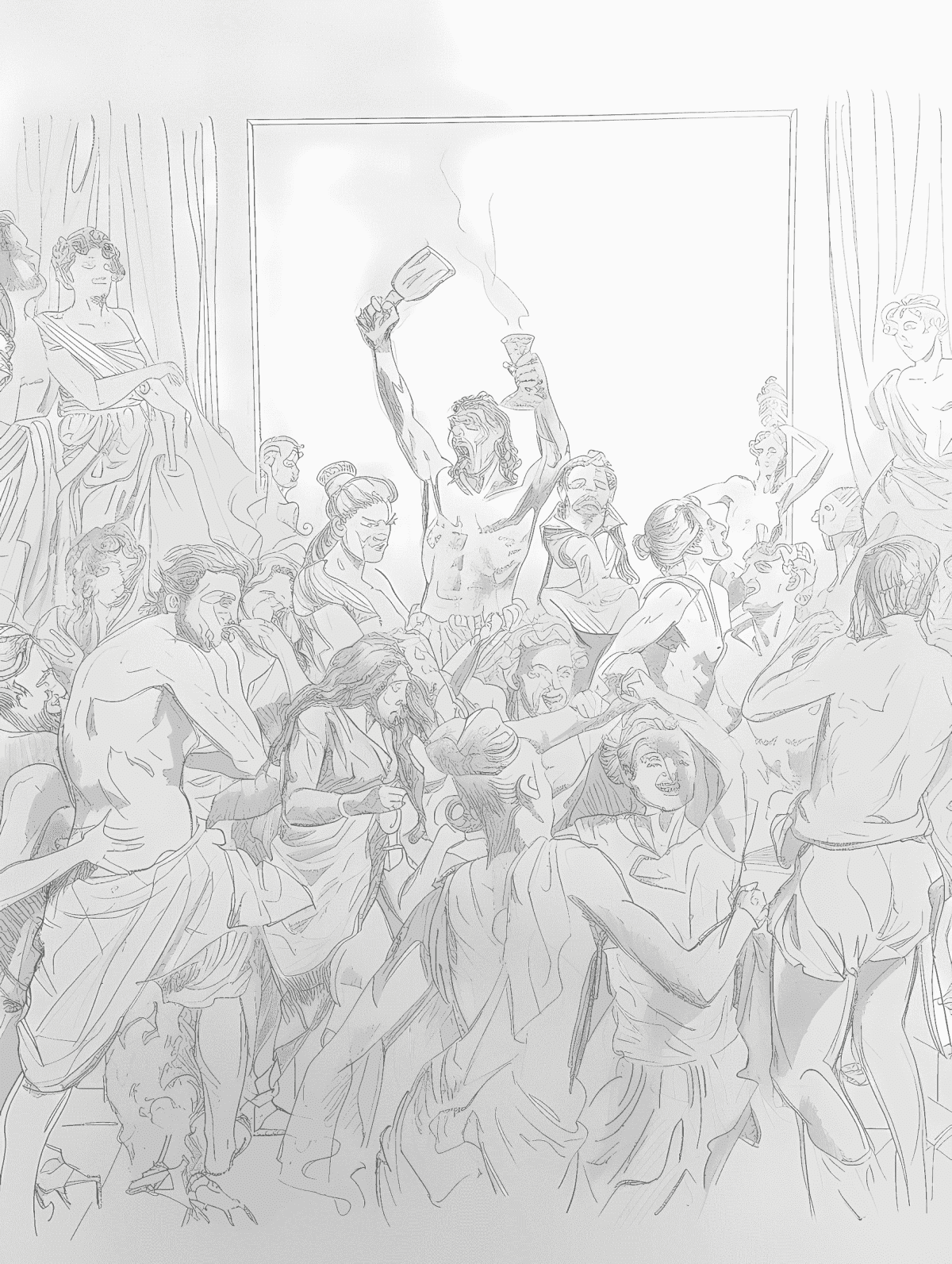 30 Incredible Greek Drawing Ideas - Brighter Craft