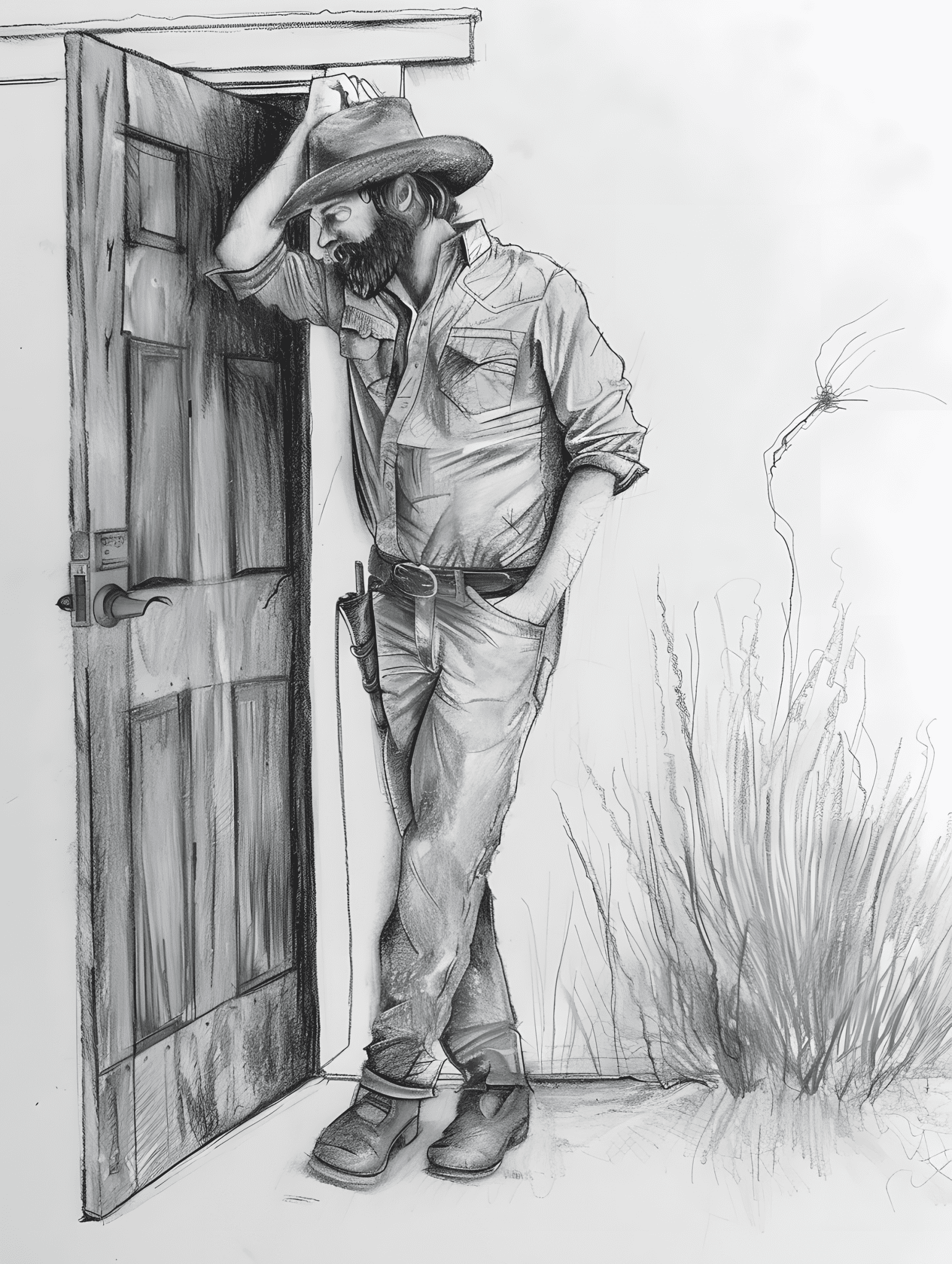 30 Wild West Cowboy Drawing Ideas - Brighter Craft