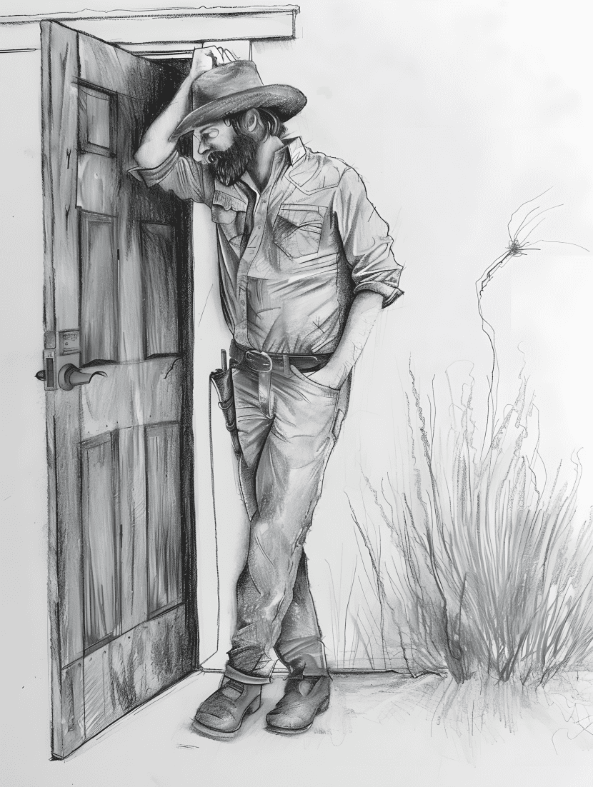 30 Wild West Cowboy Drawing Ideas - Brighter Craft