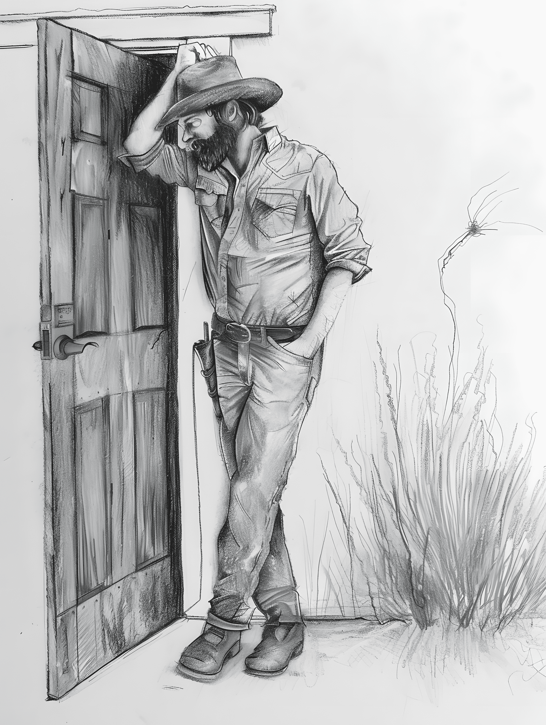 30 Wild West Cowboy Drawing Ideas - Brighter Craft
