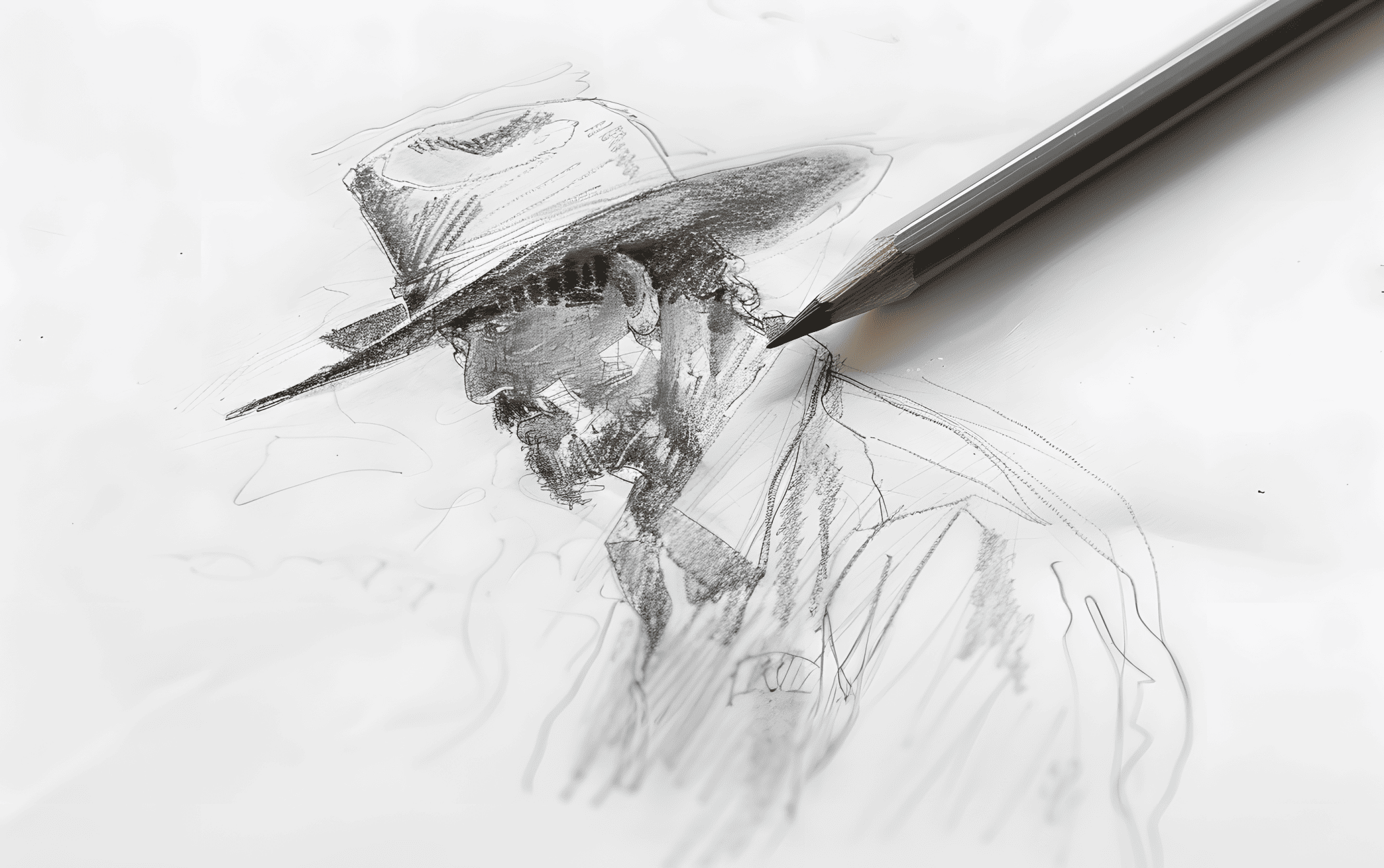 30 Wild West Cowboy Drawing Ideas - Brighter Craft