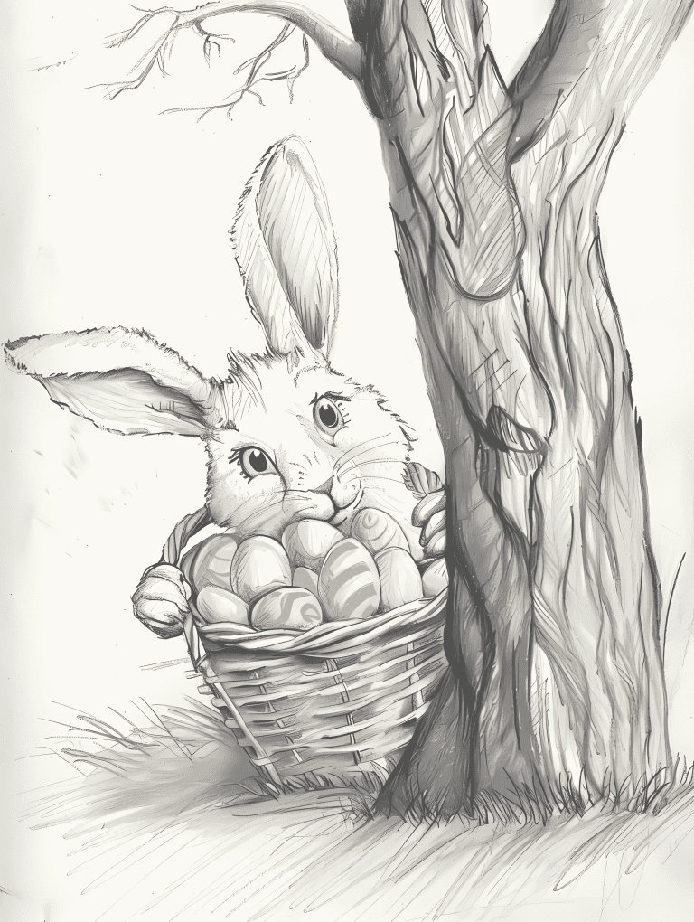 30 Easter Drawing Ideas - Brighter Craft