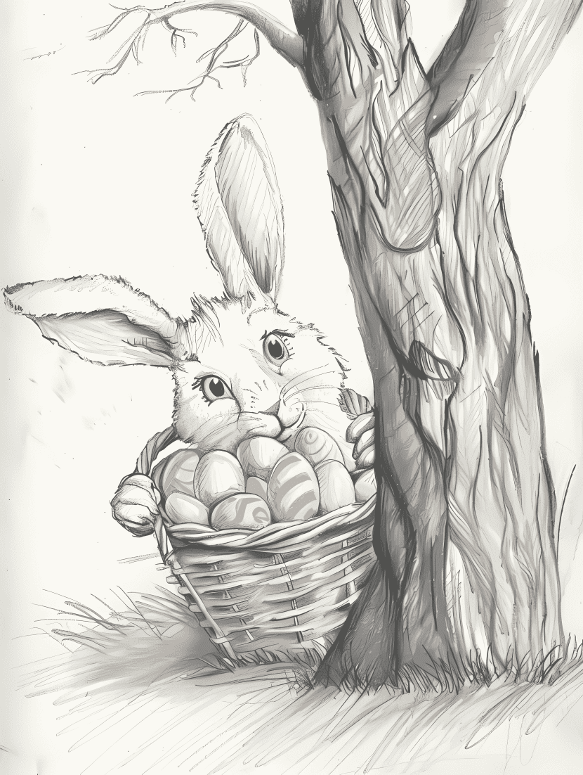 30 Easter Drawing Ideas - Brighter Craft