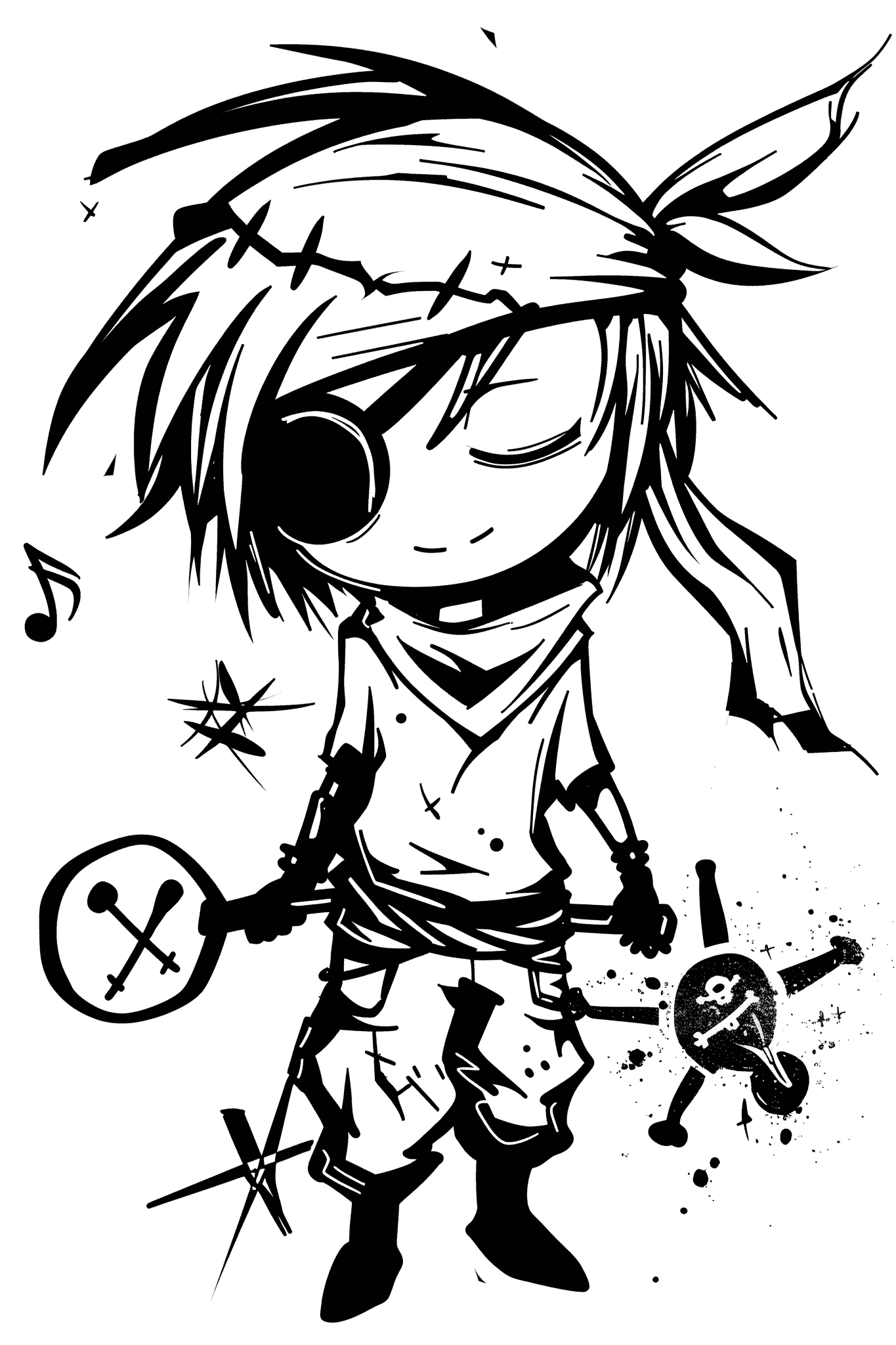 30 Cute & Easy Anime Doodle Ideas - Brighter Craft