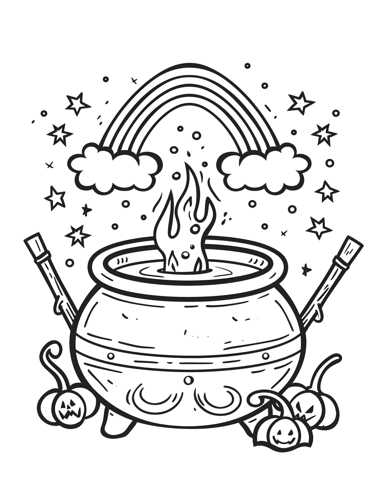 30 Joyful Rainbow Coloring Pages - Brighter Craft